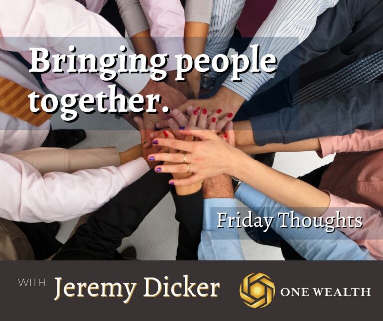 Bringing people together. - One Wealth MGMT